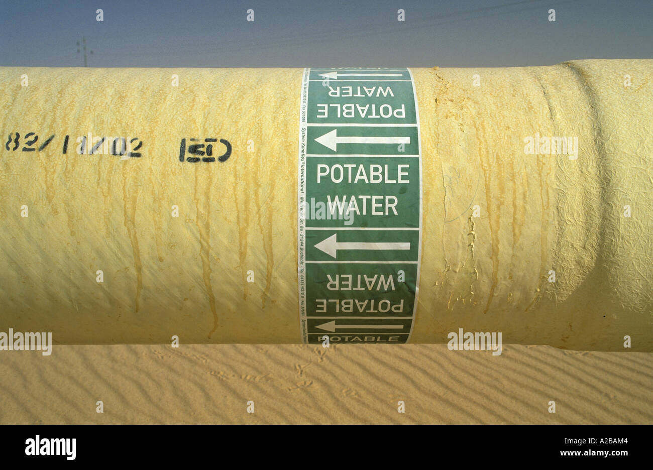 Part of a water treatment plant in the libyan desert, Great Man Made ...