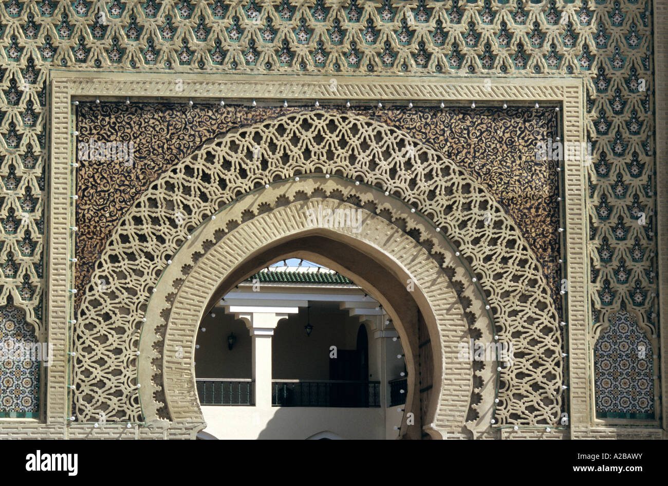 Detail of a gate, Morocco Stock Photo - Alamy