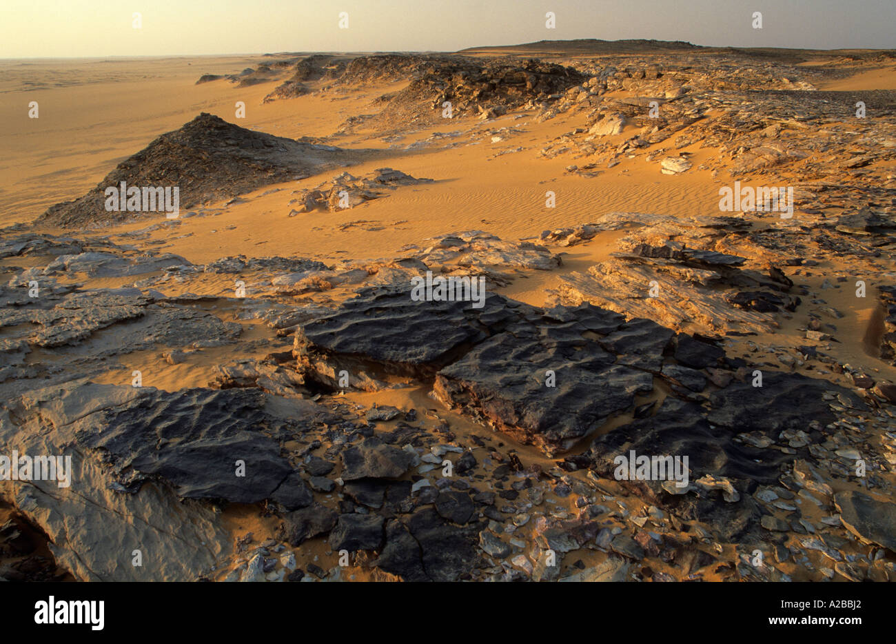 Rock formations in the libyan desert Stock Photo - Alamy
