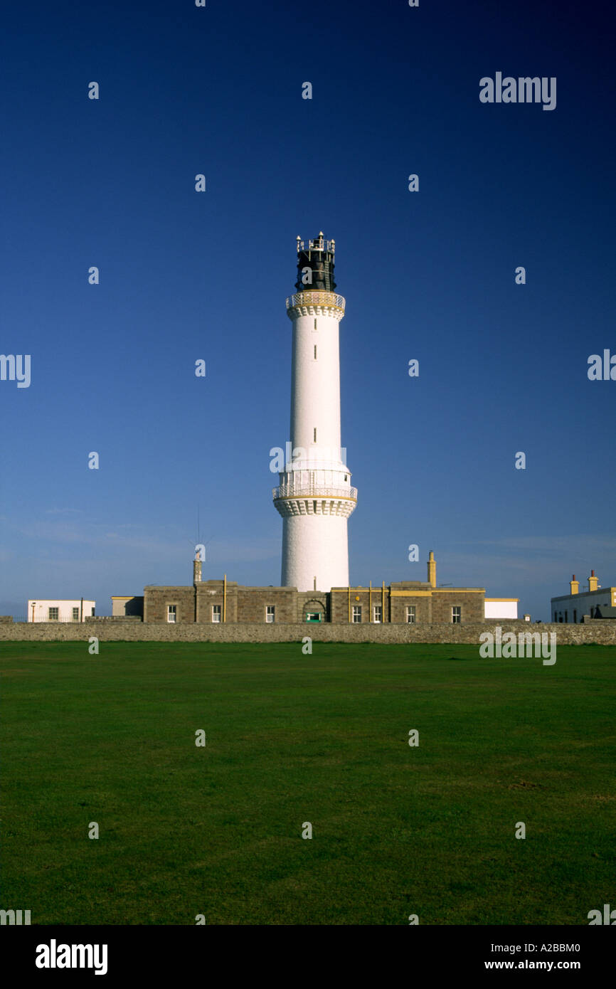 Aberdeen lighthouse with lawn area and lighthouse Stock Photo - Alamy