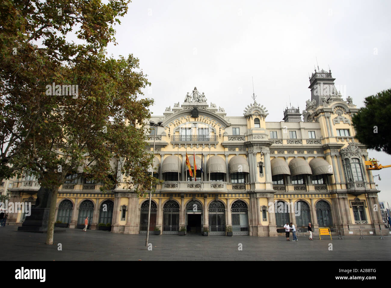 The Port of Barcelona Building Barcelona Spain Europe Stock Photo - Alamy