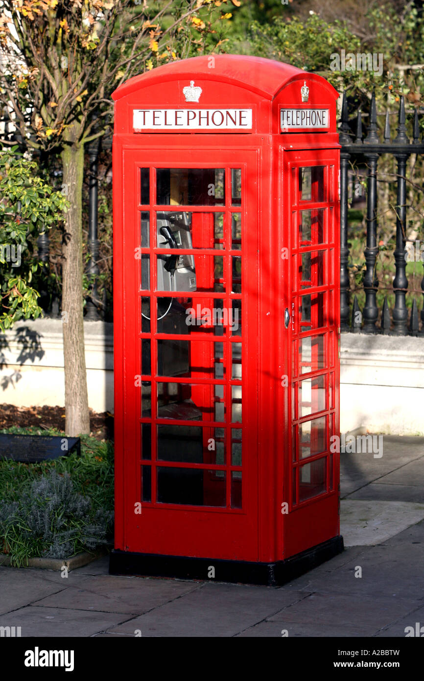 Red Telephone Box London England UK Europe Stock Photo - Alamy
