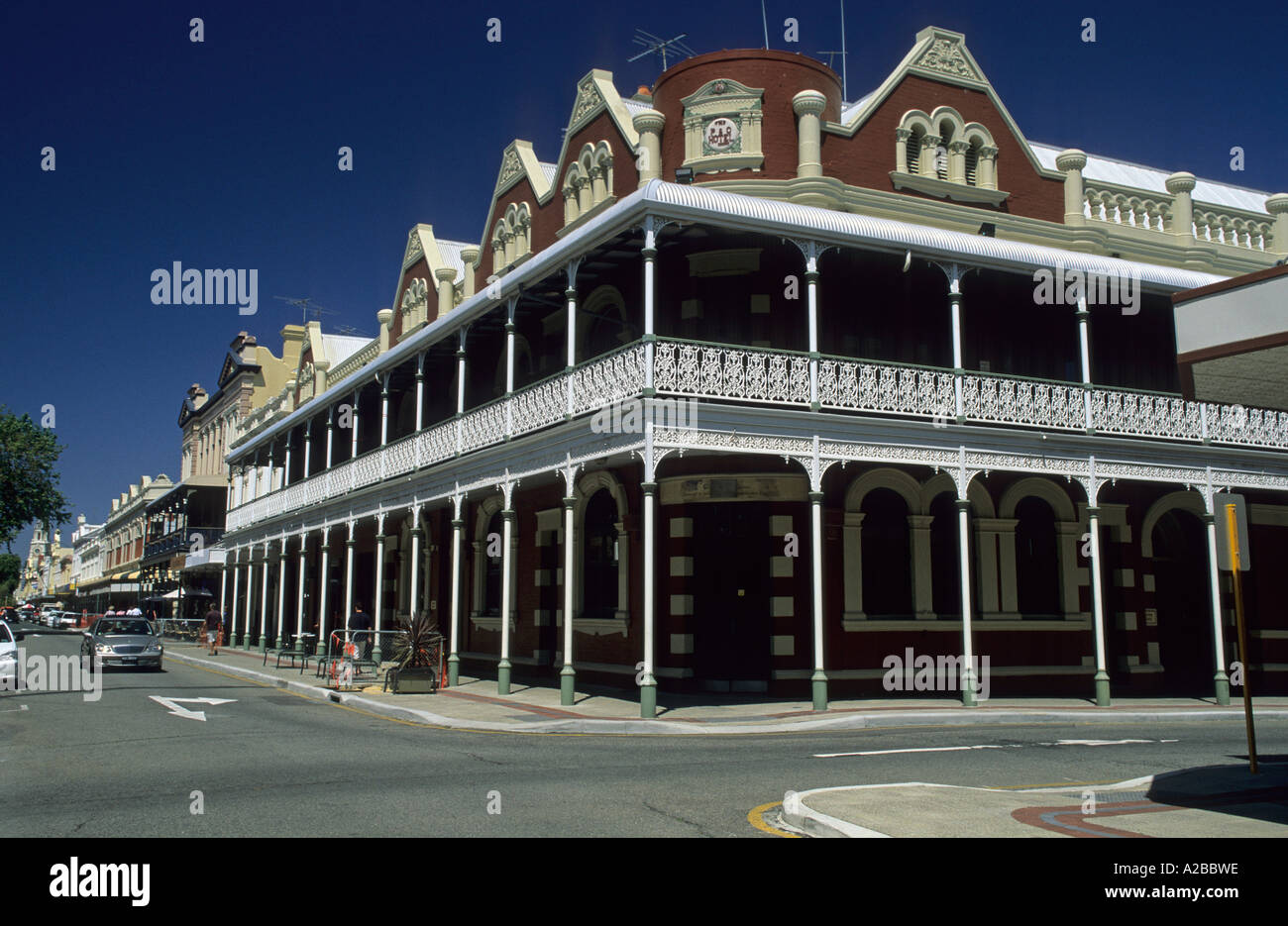 Historic houses in the center of Fremantle Stock Photo - Alamy
