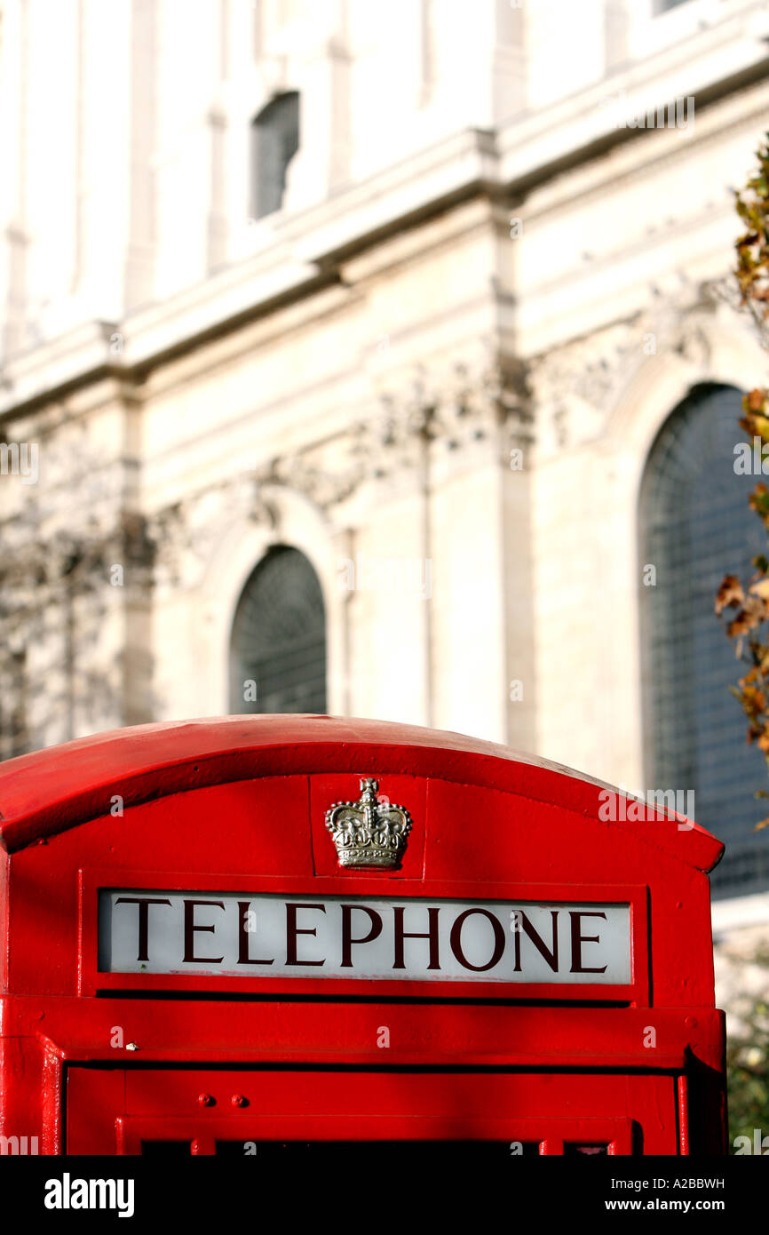 Red Telephone Box London England UK Europe Stock Photo - Alamy
