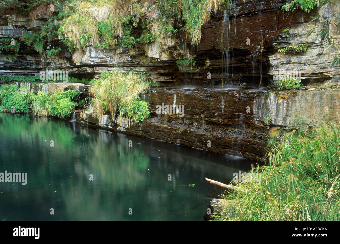 Circular Pool, Karijini National Park, Hamersley Range, Pilbara Stock ...