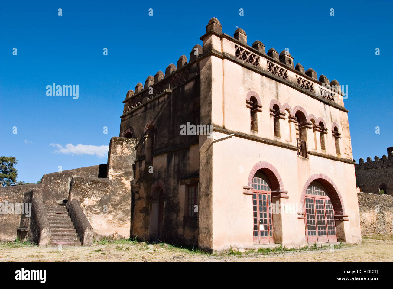 Fasil Ghebbi compound, palace of emperor Fasilides (Fasil), Gondar ...