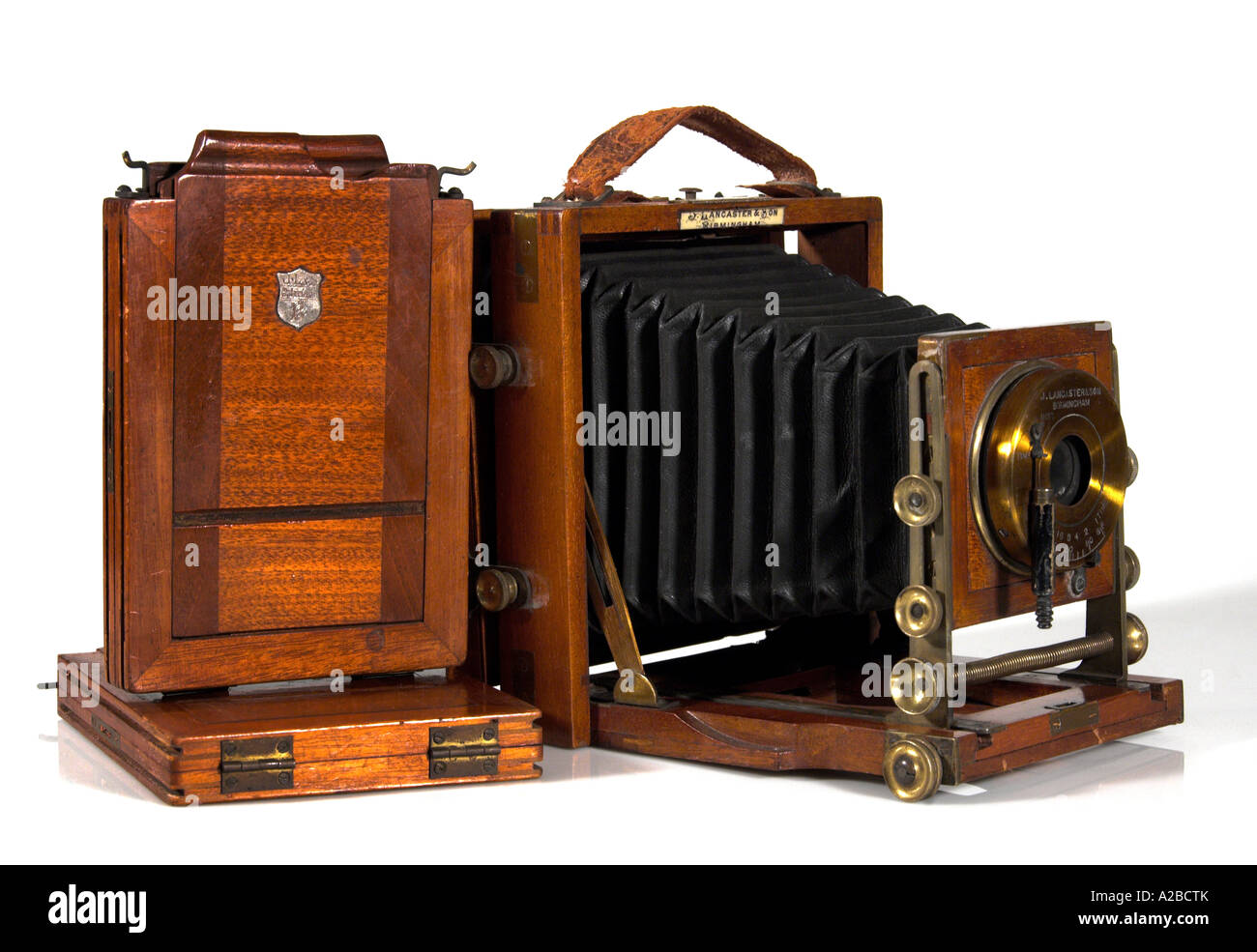 Lancaster Instantograph Plate Camera 1902 with plate holders Stock ...