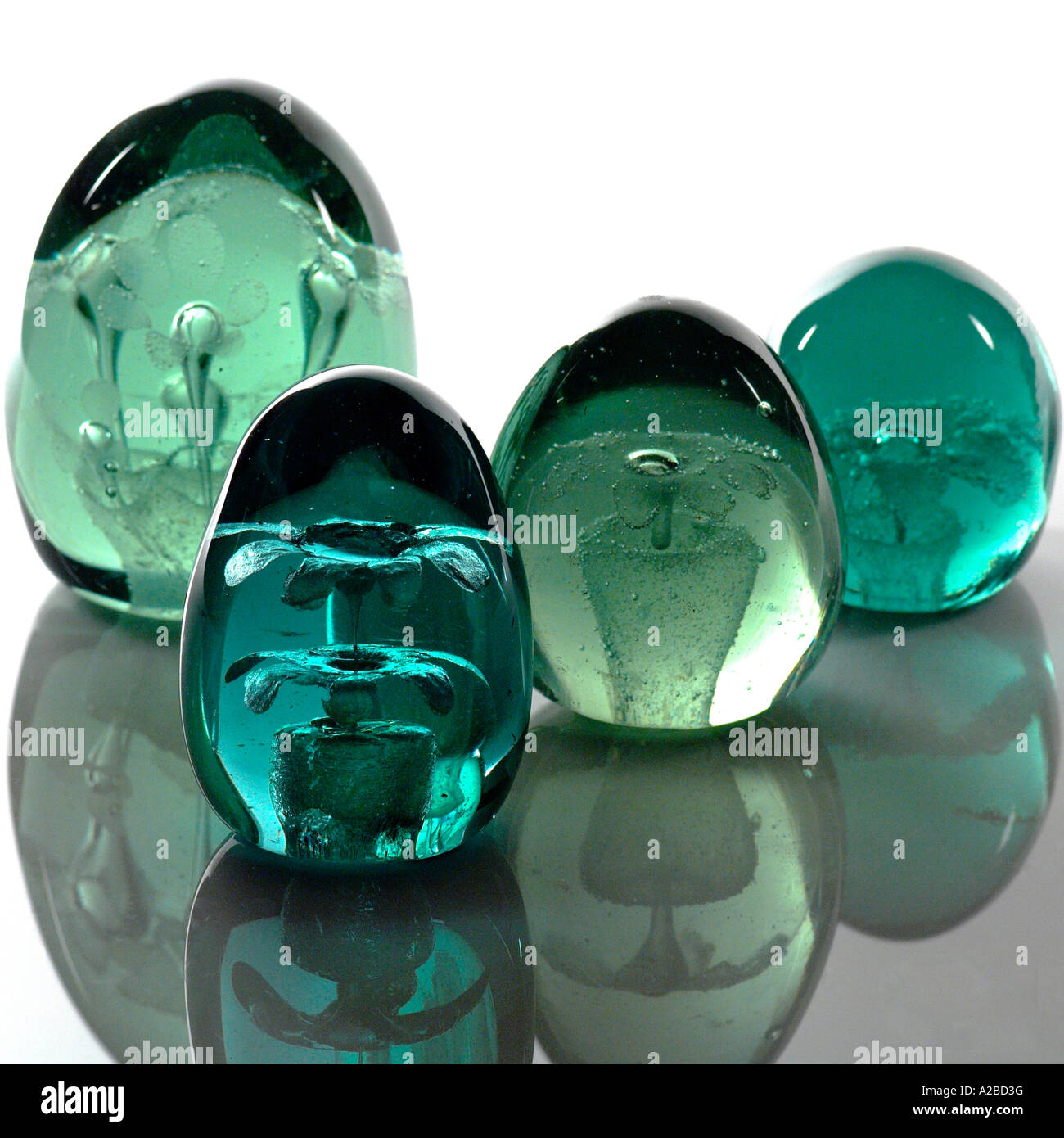 Vintage Victorian Glass Dumps Collection Stock Photo - Alamy