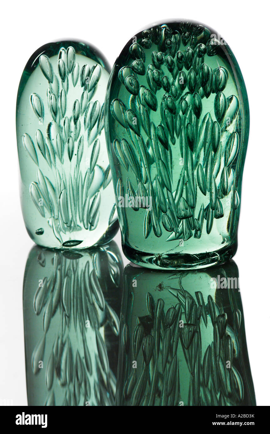 Vintage Victorian Glass Dumps Stock Photo - Alamy