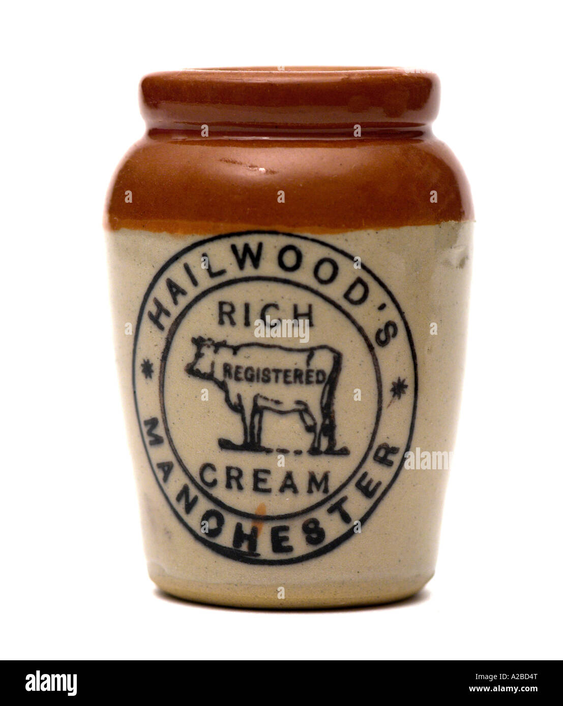 Victorian Stoneware Hailwood's Cream Pot Stock Photo - Alamy