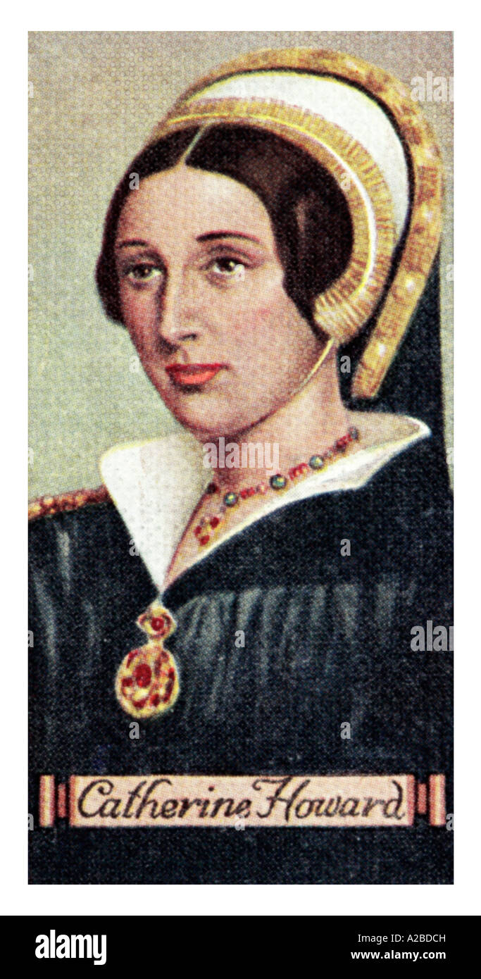 Catherine Howard House of Tudor EDITORIAL USE ONLY Stock Photo - Alamy