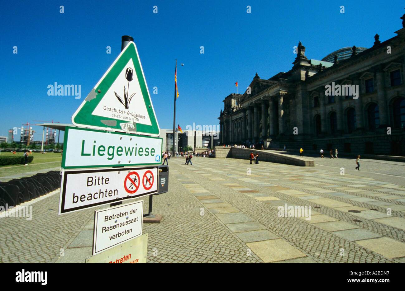 Berlin street signs building hi-res stock photography and images - Alamy