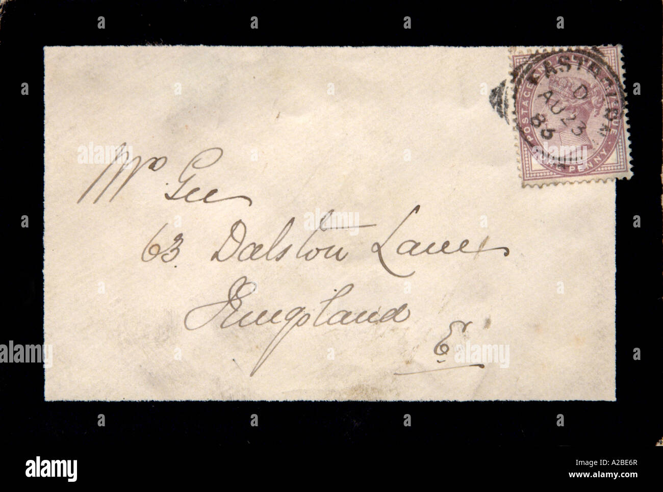 Penny black envelope hi-res stock photography and images - Alamy