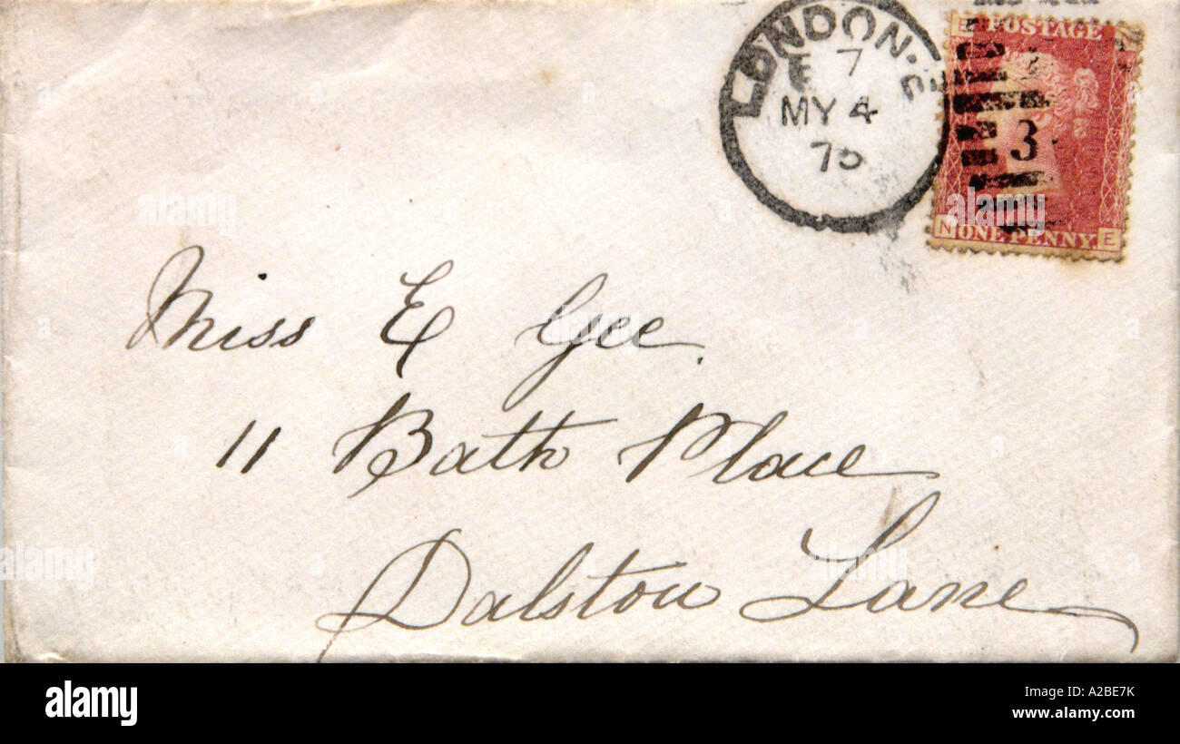 Penny red stamp hi-res stock photography and images - Alamy