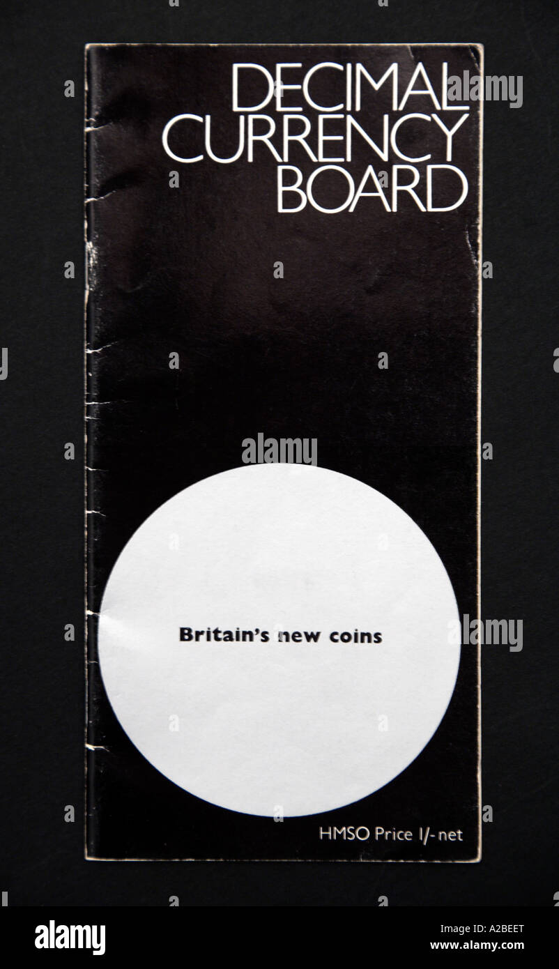 Decimal currency booklet hi-res stock photography and images - Alamy