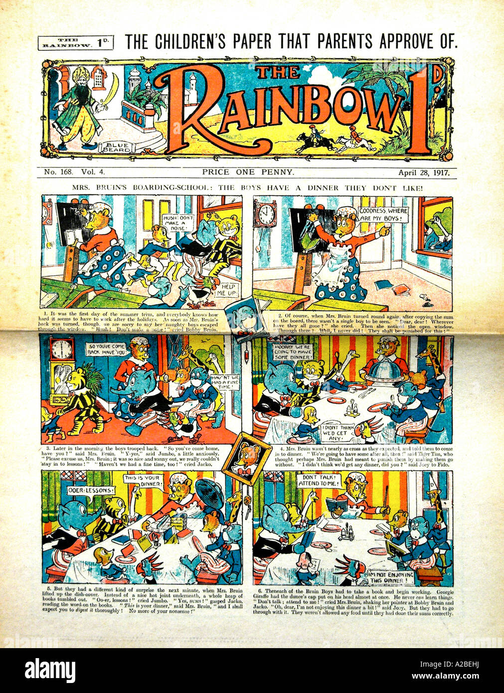 The Rainbow Comic 1917 EDITORIAL USE ONLY Stock Photo - Alamy