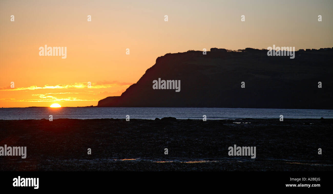 Sunrise at Ravenscar Stock Photo - Alamy