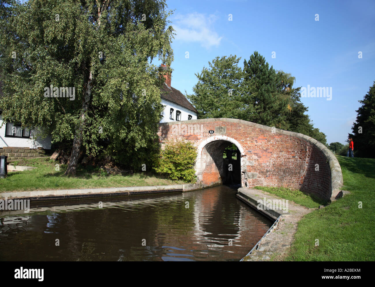 Trent & Mersey Canal Lock No 20 Stock Photo - Alamy