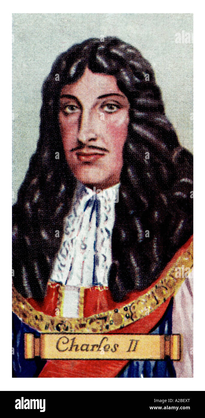 King Charles II House of Stuart EDITORIAL USE ONLY Stock Photo - Alamy