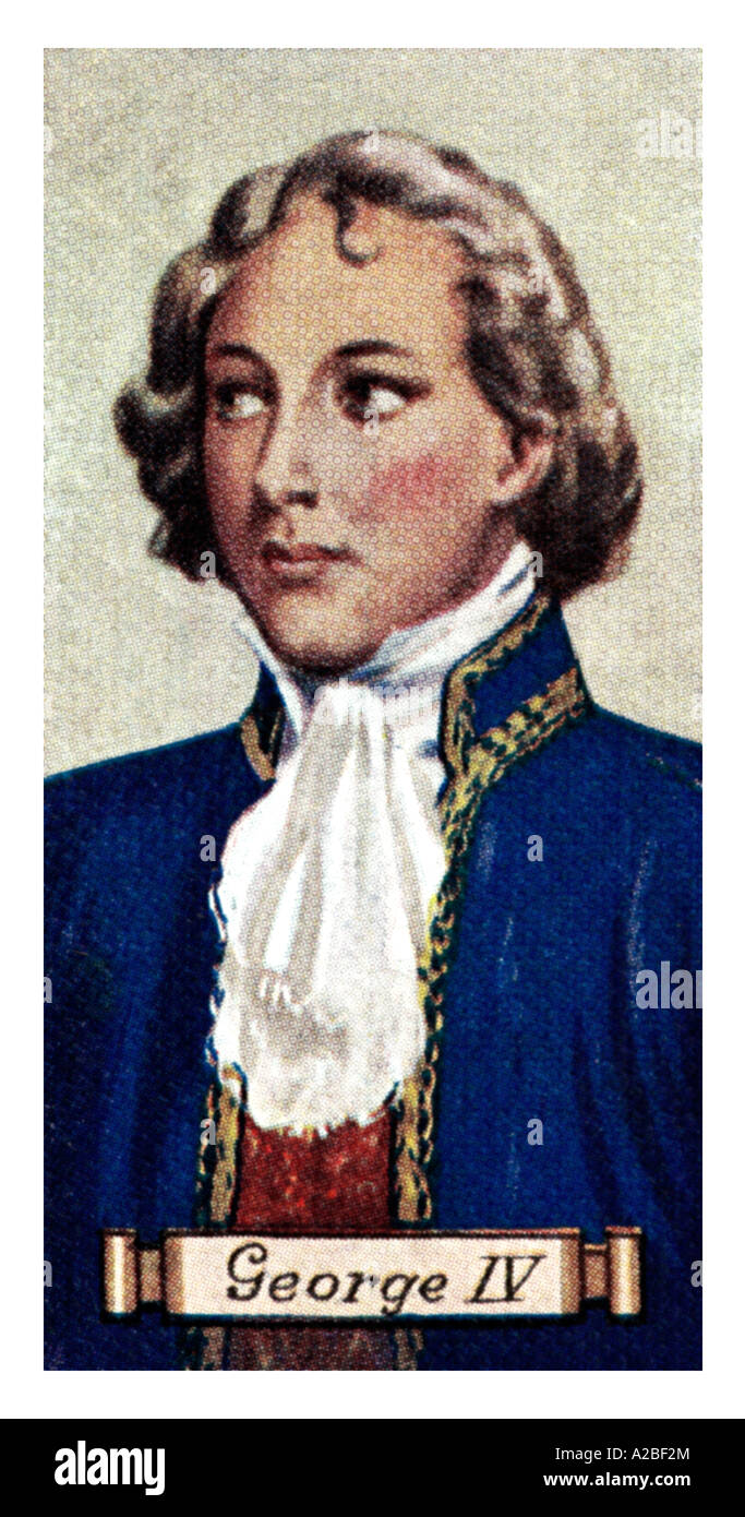 King George IV House of Hanover EDITORIAL USE ONLY Stock Photo - Alamy