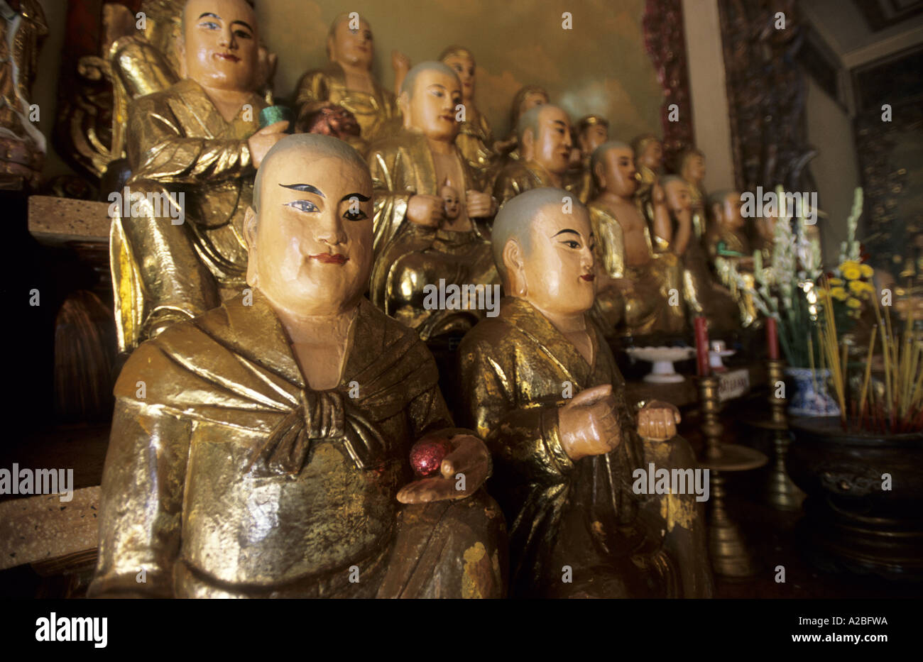 Ancestor images in the main temple complex of Nui Ba Den ( Black Lady ...