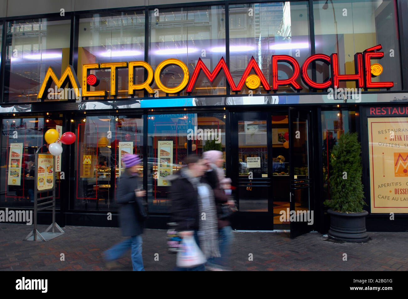 Metro March at the Port Authority Bus Terminal in NYC Stock Photo - Alamy