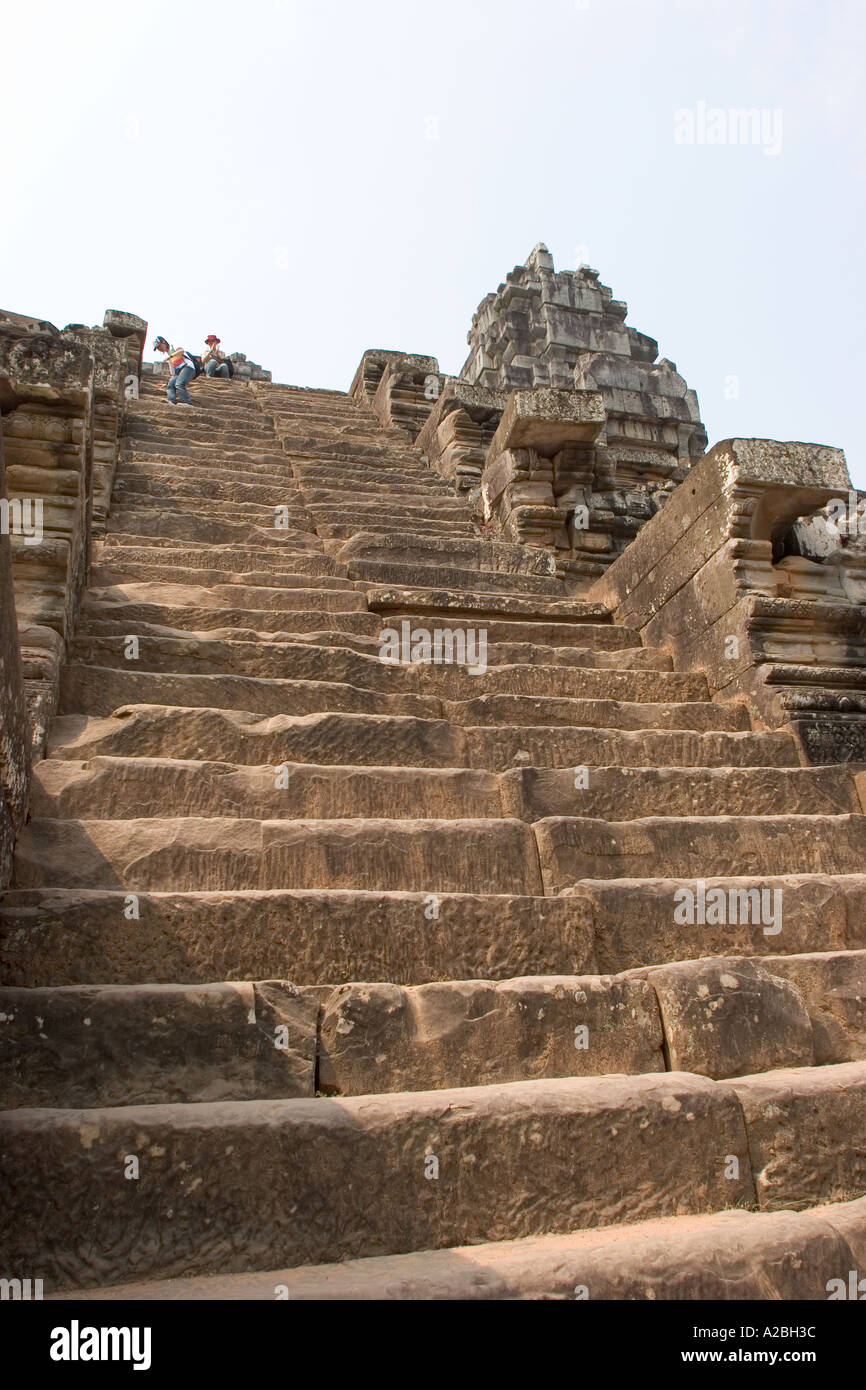 Cambodia Siem Reap Angkor Thom group Ta Keo unfinished temple built by ...