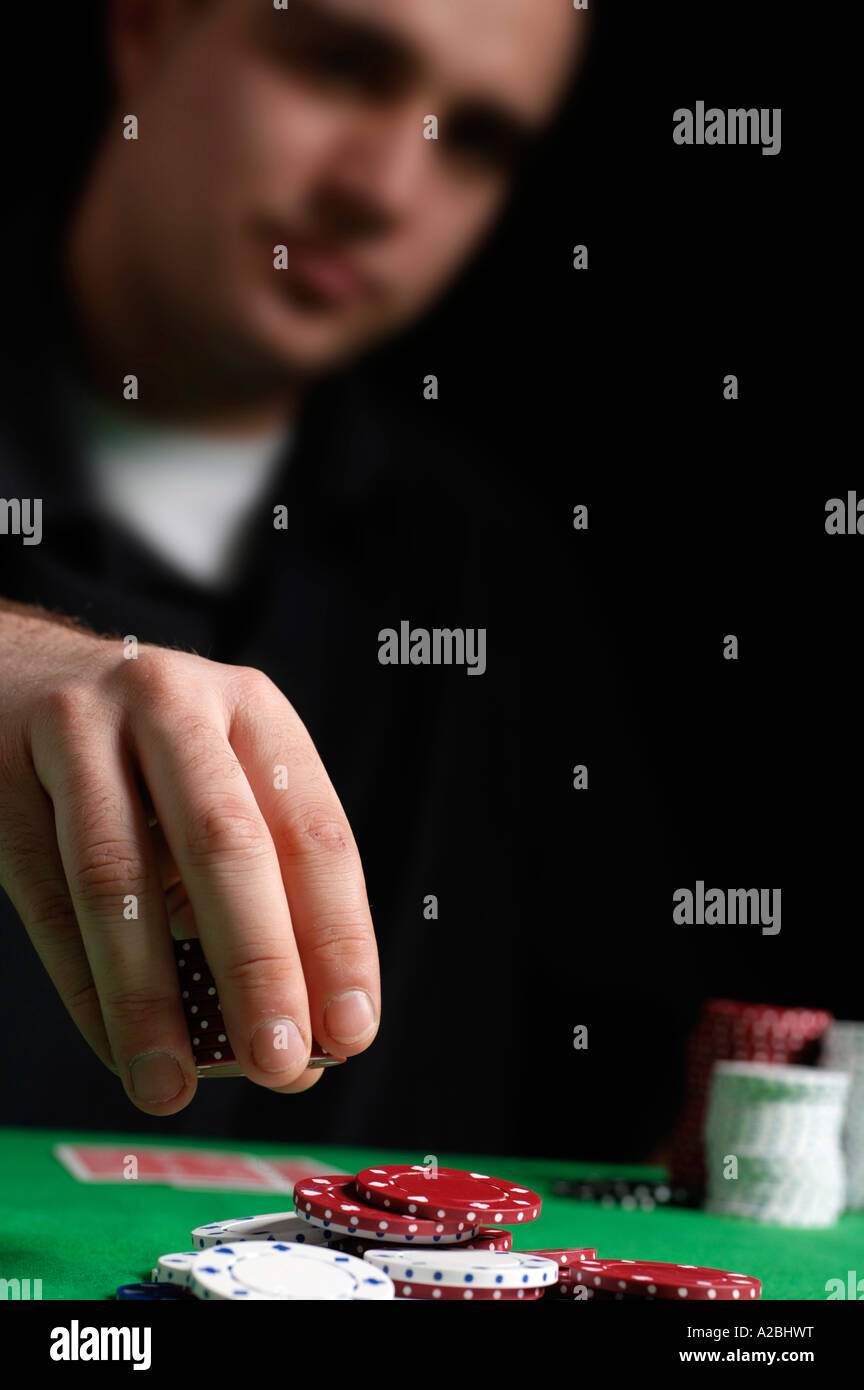 Poker hand money pot hi-res stock photography and images - Alamy