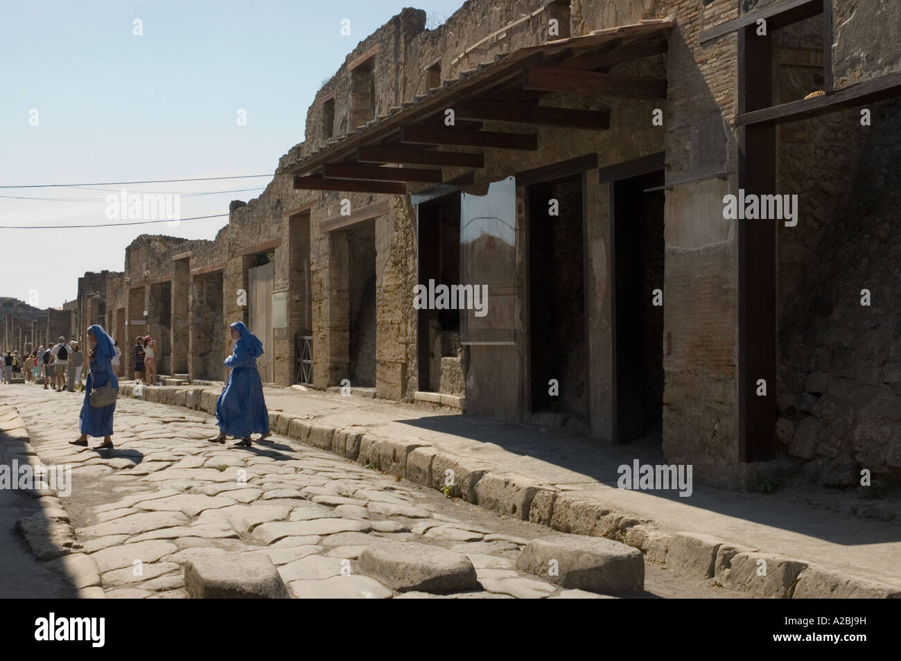 Pompeii vesuvius running hi-res stock photography and images - Alamy