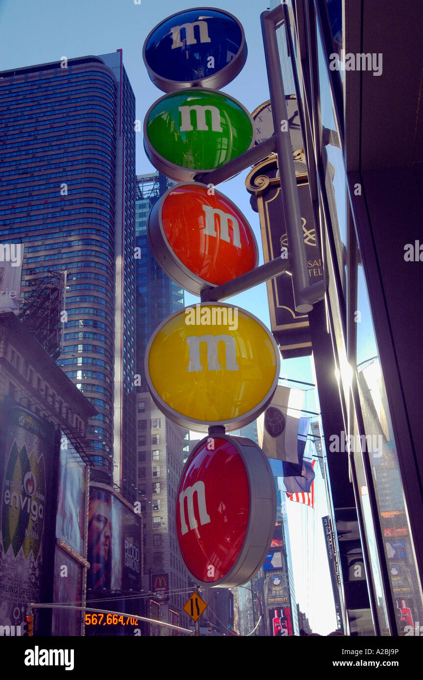 The newly opened Mars M M Store in Times Square Stock Photo - Alamy