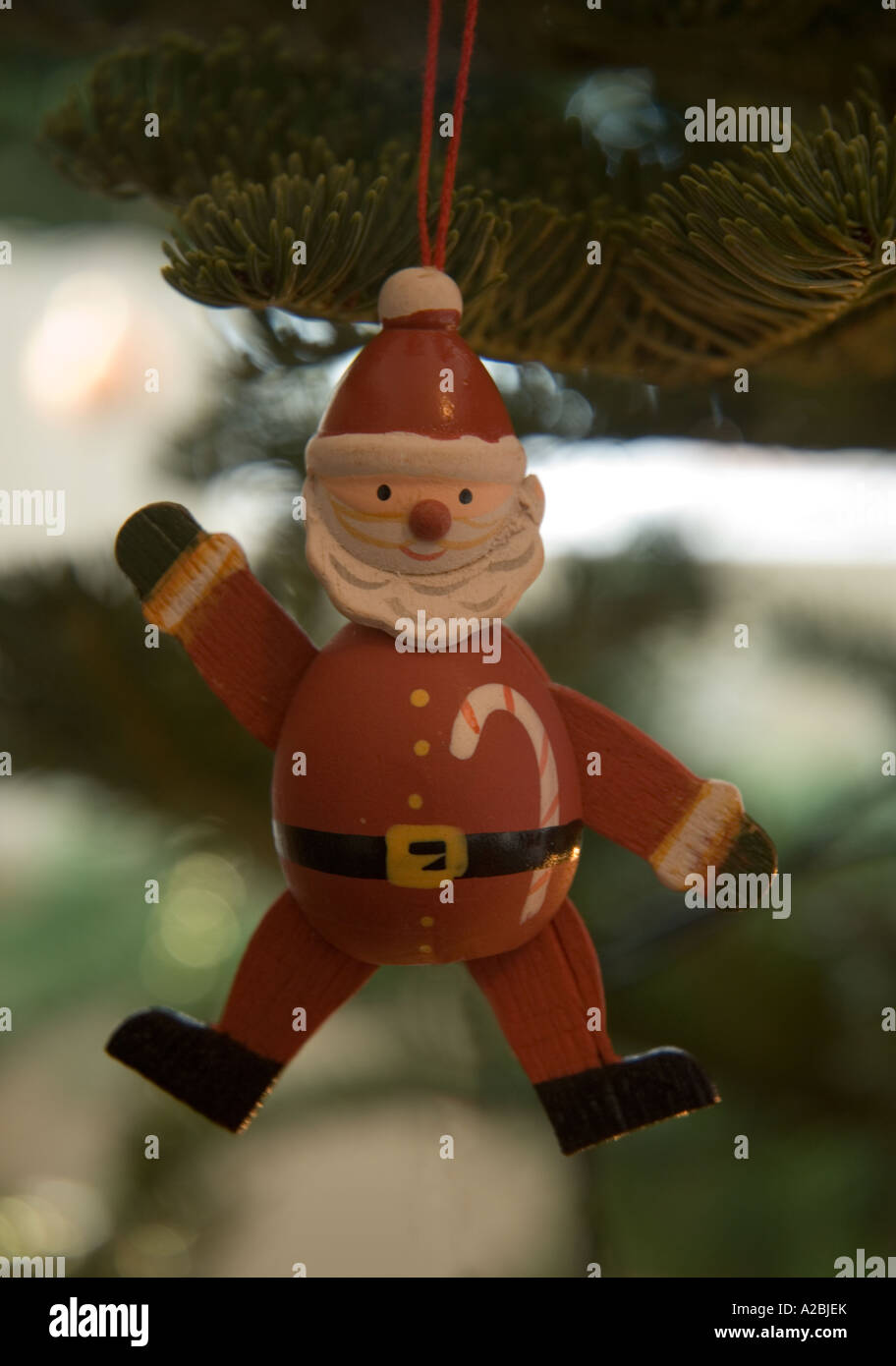 Father Christmas Tree Decoration Stock Photo - Alamy