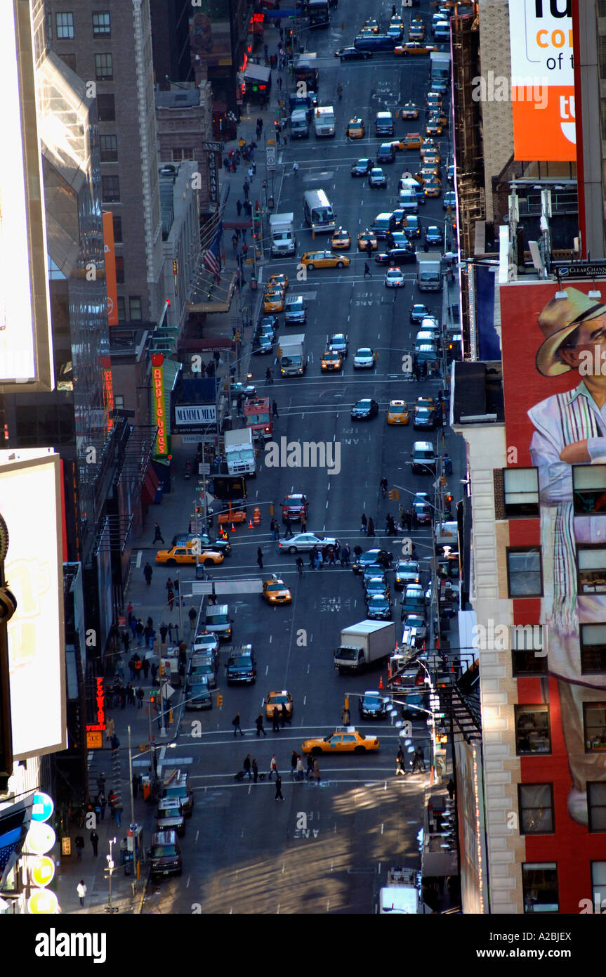 New york seventh ave traffic hi-res stock photography and images - Alamy