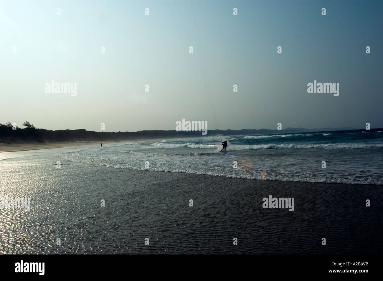 Sail surfing at Sodwana Bay Nature Reserve within the Greater St Lucia ...