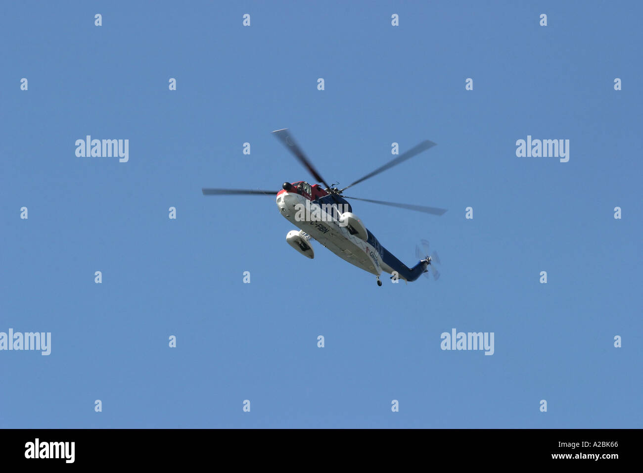Canadian Helicopters aircraft flying Iqaluit Baffin Island Nunavut ...