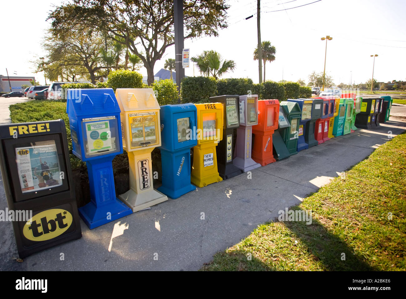 Ads boxes hi-res stock photography and images - Alamy