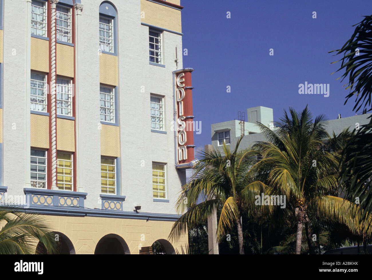 Edison Hotel Art Deco District Ocean Drive South Miami Florida USA ...
