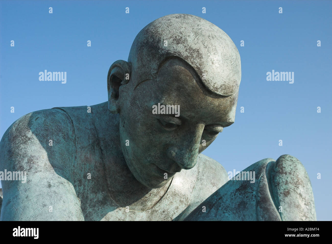 Statue at the entrance to Deal Pier Kent England Stock Photo - Alamy