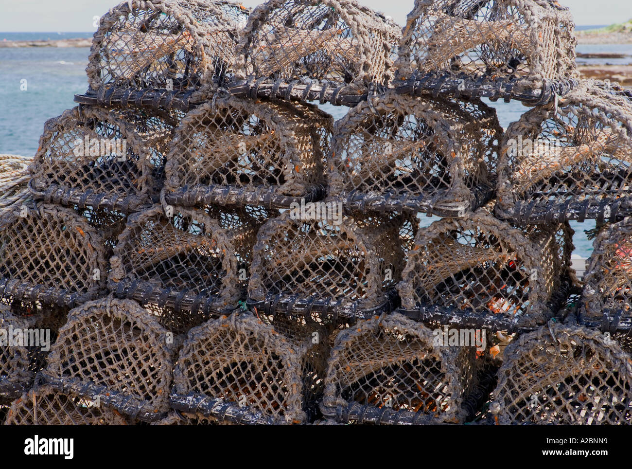 Lobster cage cages hi-res stock photography and images - Alamy