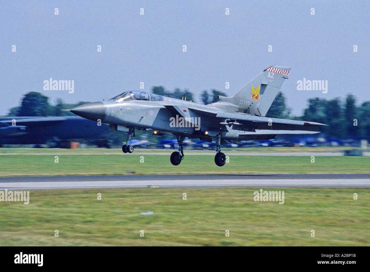 RAF Tornado F3 fighter landing Stock Photo - Alamy
