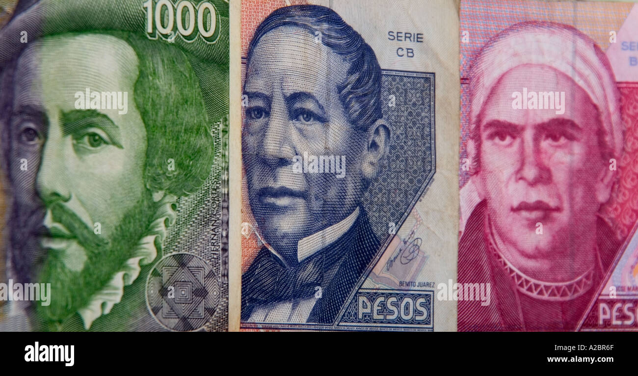 Portraits from international currency Stock Photo - Alamy