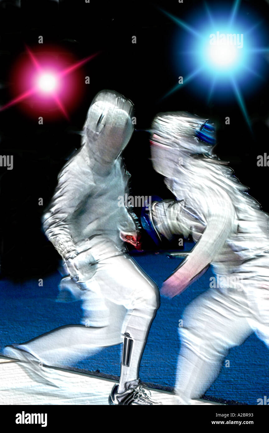 Fencing motion hi-res stock photography and images - Alamy