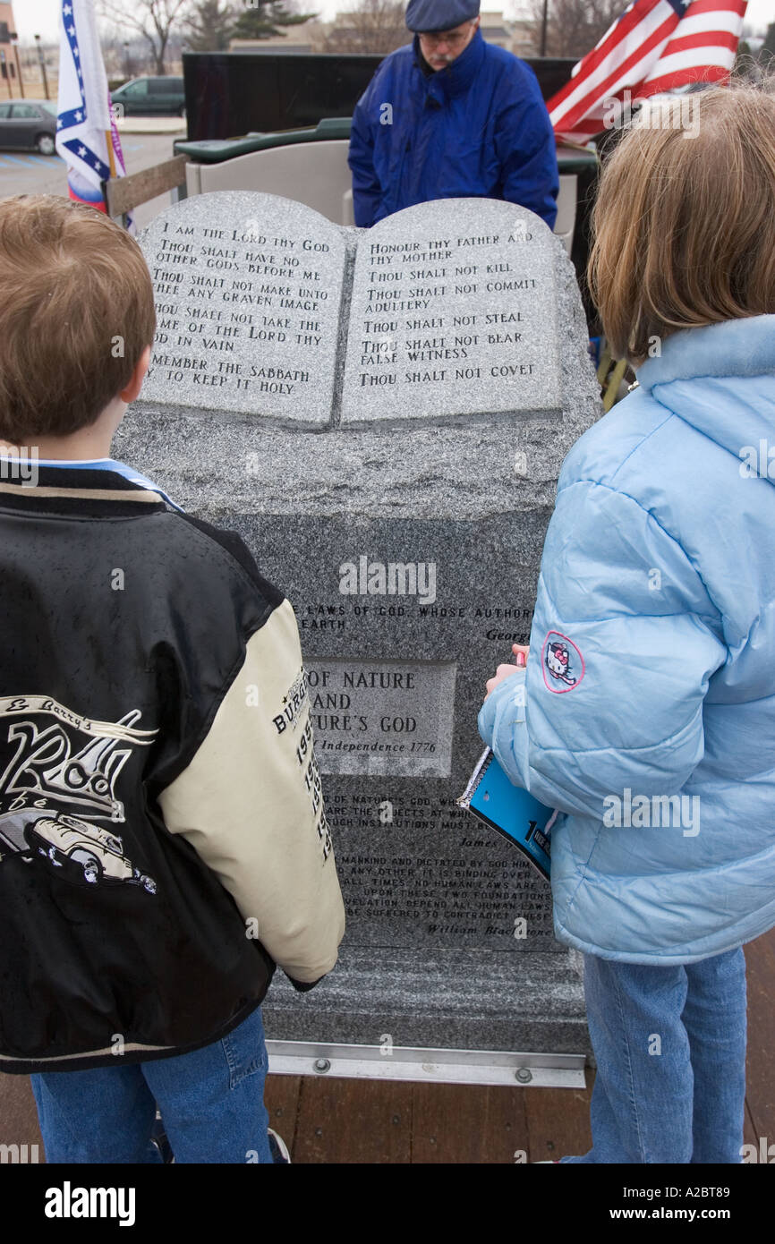 10 commandments monument hi-res stock photography and images - Alamy
