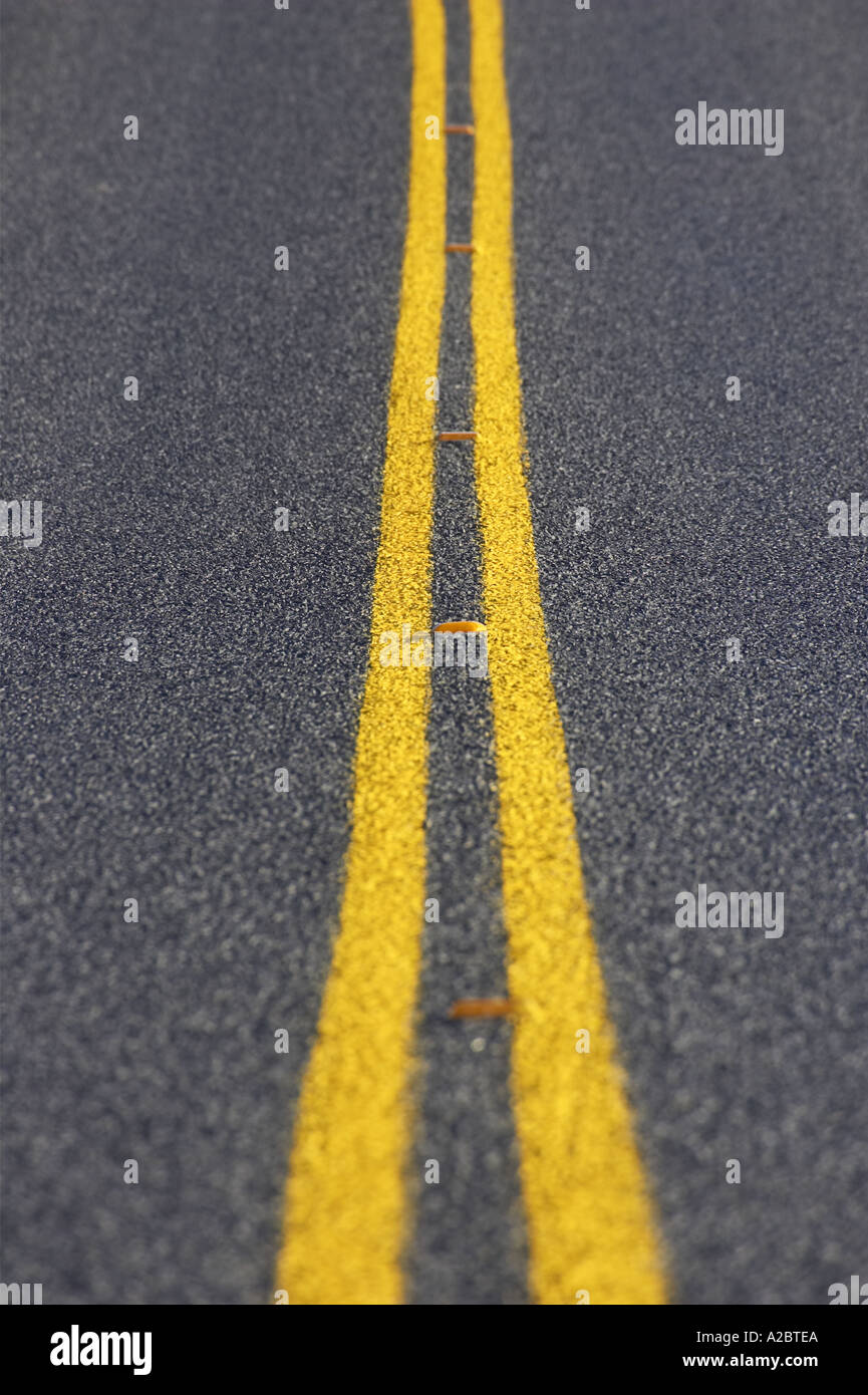 Double centre line hi-res stock photography and images - Alamy