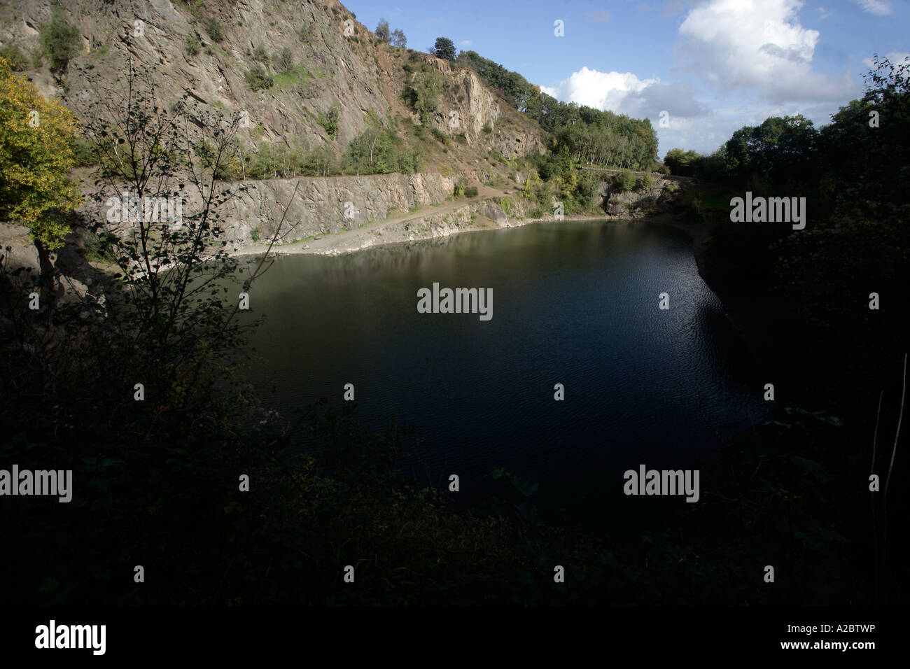 GULLET QUARRY MALVERN HILL Worcestershire Stock Photo - Alamy