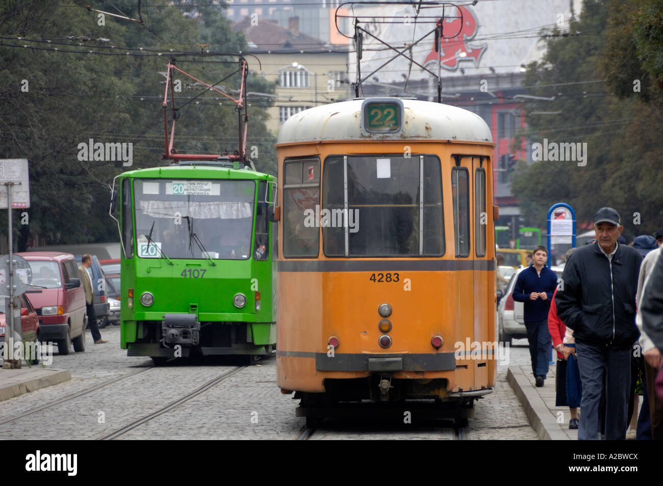 Trams sofia hi-res stock photography and images - Alamy