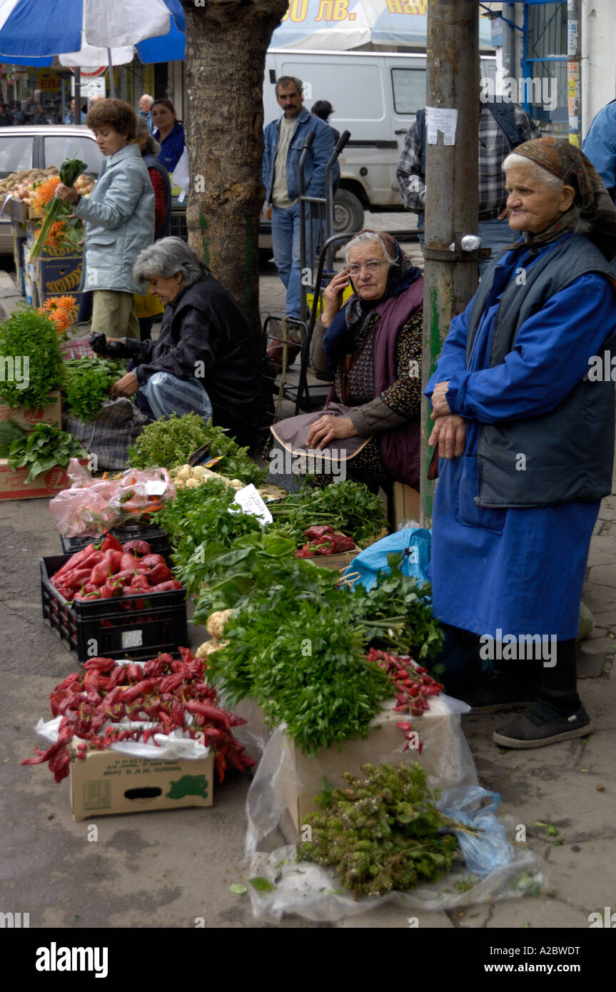 Ladies market Sofia Bulgaria East Europe Stock Photo - Alamy