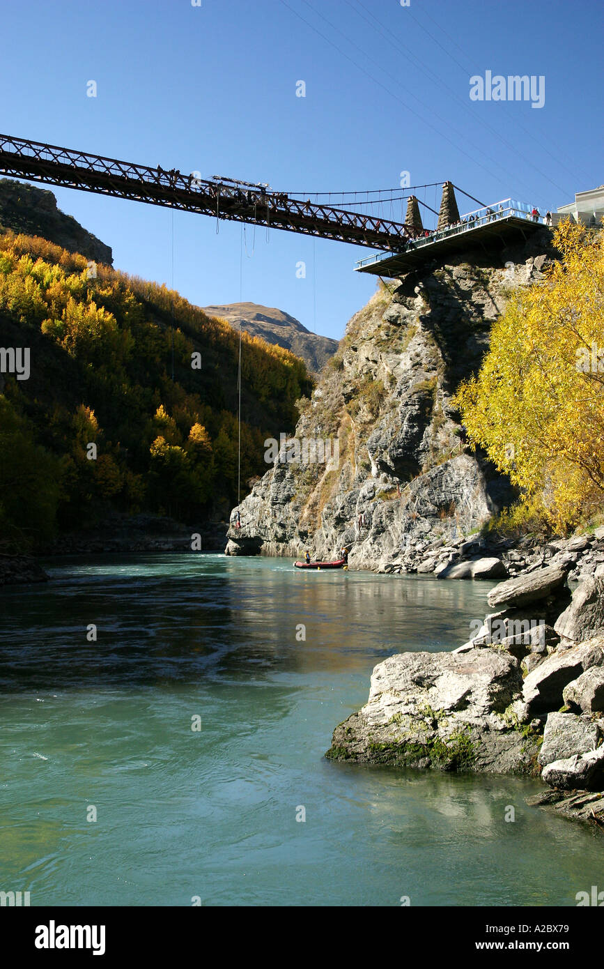 Autumn Colours Historic Kawarau Bungy Bridge Kawarau River Kawarau ...