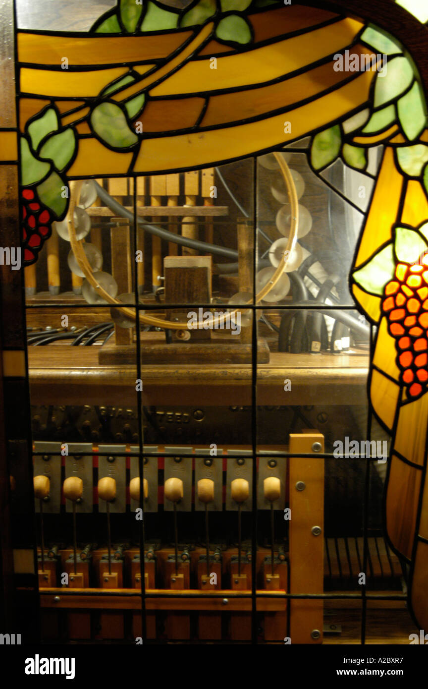 Closeup of Beckwith Orchestrion Nickelodeon Instruments Stock Photo - Alamy