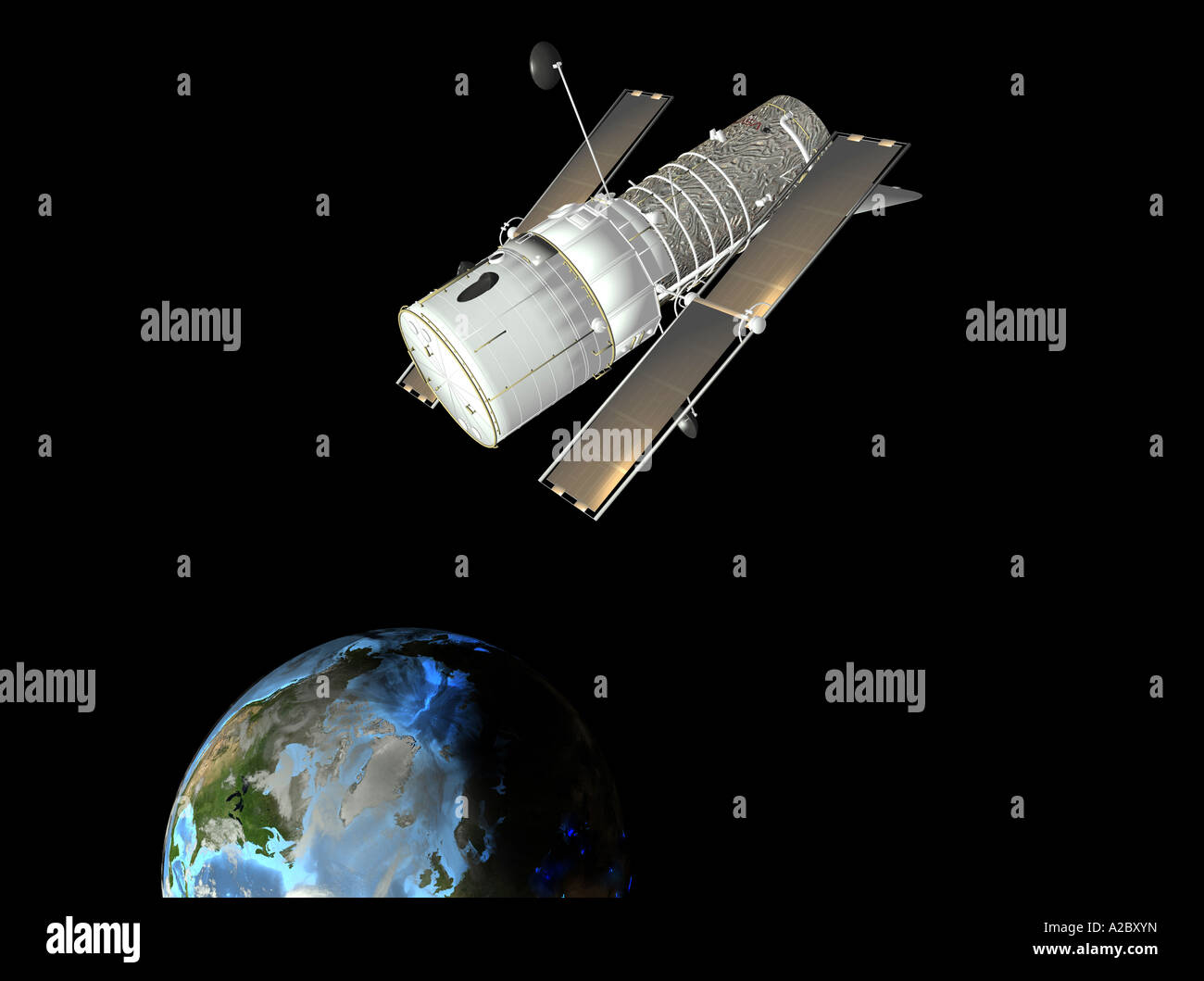 Hubble space telescope Stock Photo - Alamy