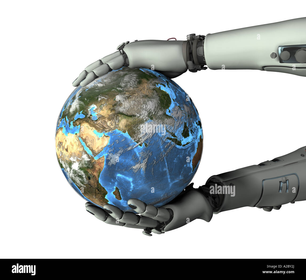 Roboterhand Cut Out Stock Images & Pictures - Alamy